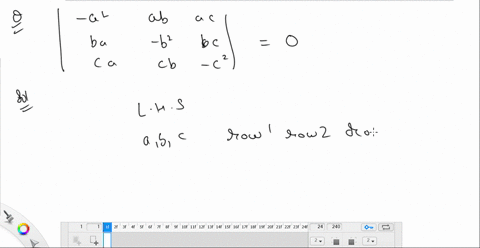 SOLVED:Using the property of determinants and without expanding in Exercises 1 to 7 , prove that ...