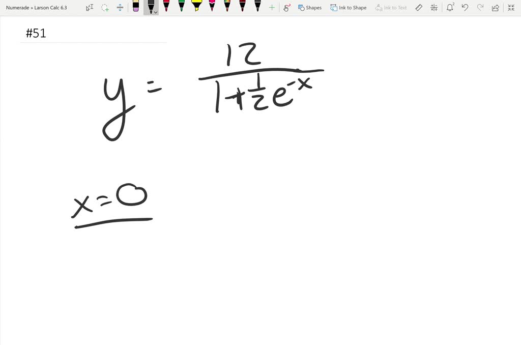 SOLVED:Matching In Exercises 47-50 , match the logistic equation with its graph. [The graphs are ...