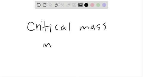 What is a critical mass and how does it relate to the chain...