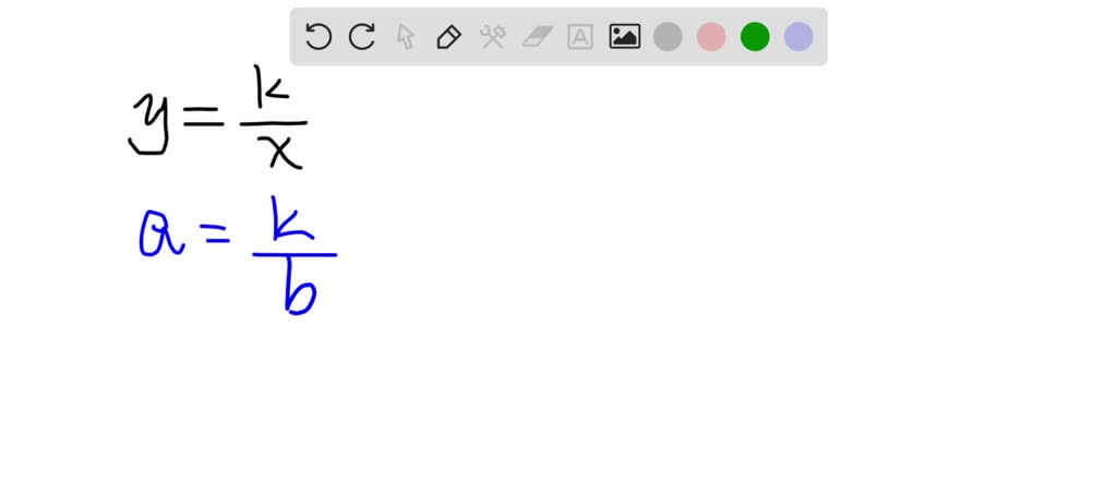 SOLVED:In the following exercises, solve. If a varies inversely with b and a=12 when b=(1)/(3 ...