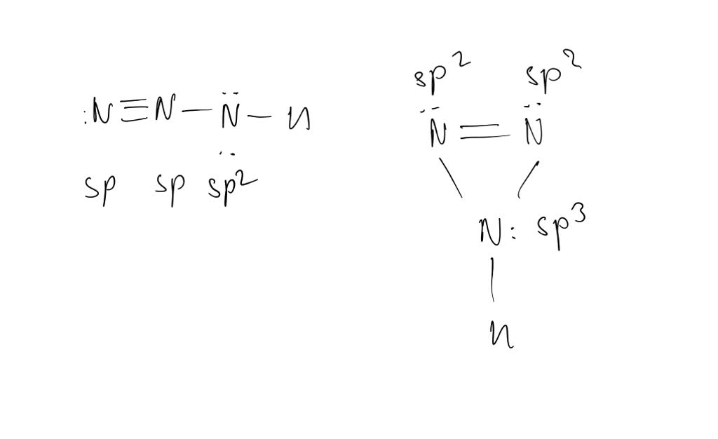 SOLVED:There are two compounds with the molecular formula HN3. One is ...