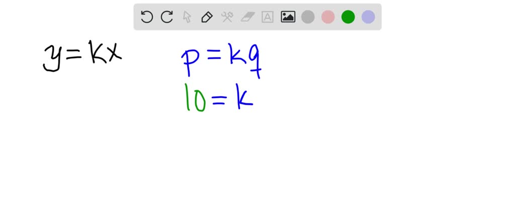 Solved Solve If P Varies Directly As Q And P 5 When Q 2 Find The Equation That Relates P And Q