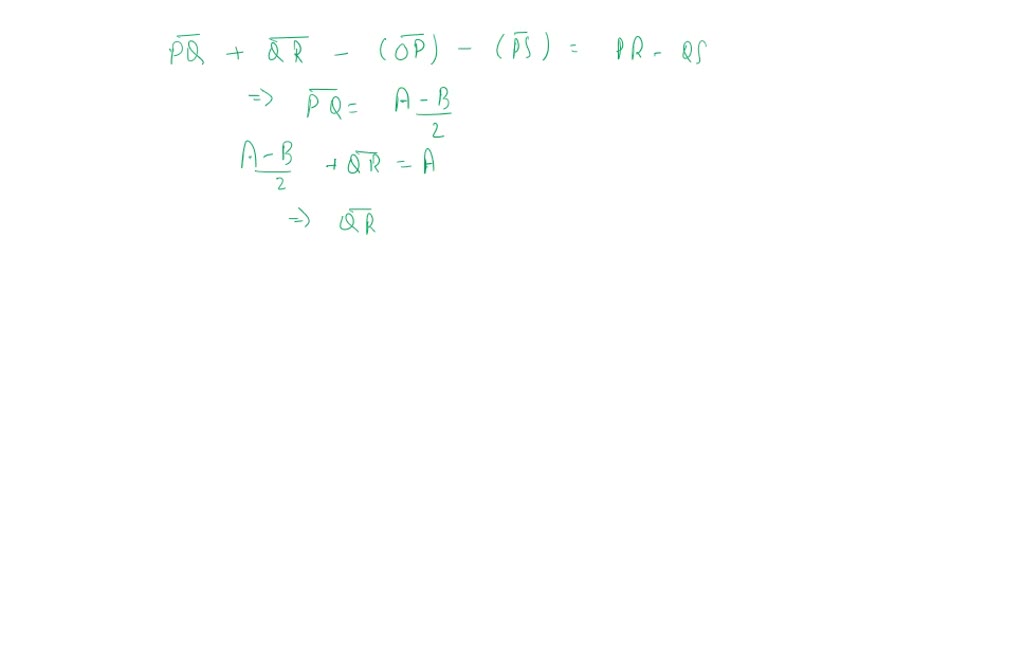 SOLVED:If A and 𝐁 are the diagonals of a parallelogram, find a vector ...