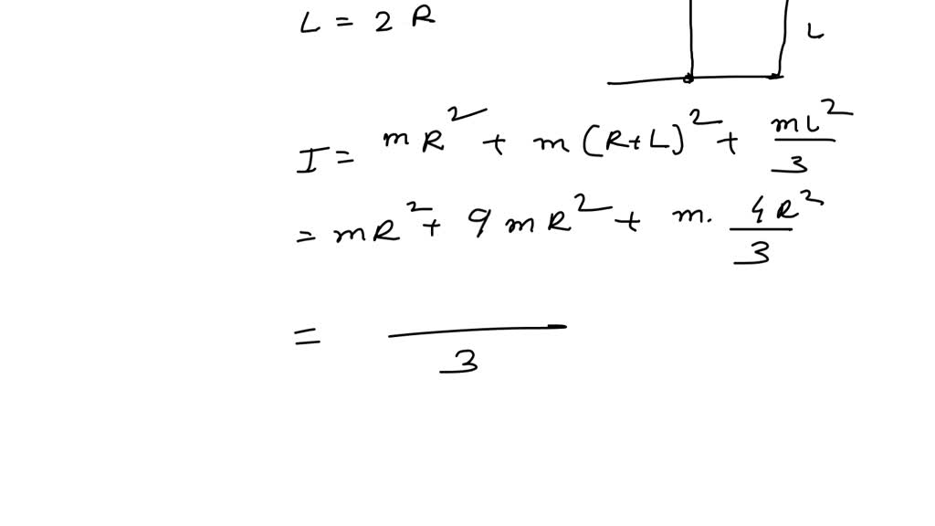 The two thin uniform disks, each of radius R and mass m, are rigidly connected by a shaft of ...