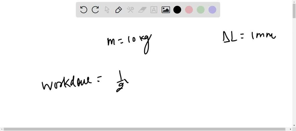 SOLVED:A 5 meter long wire is fixed to the ceiling. A weight of 10 kg ...