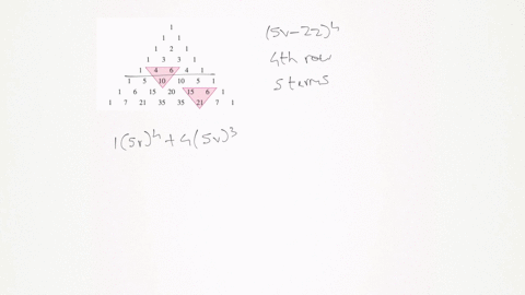 ⏩SOLVED:Expand the binomial by using Pascal's Triangle to determine… | Numerade