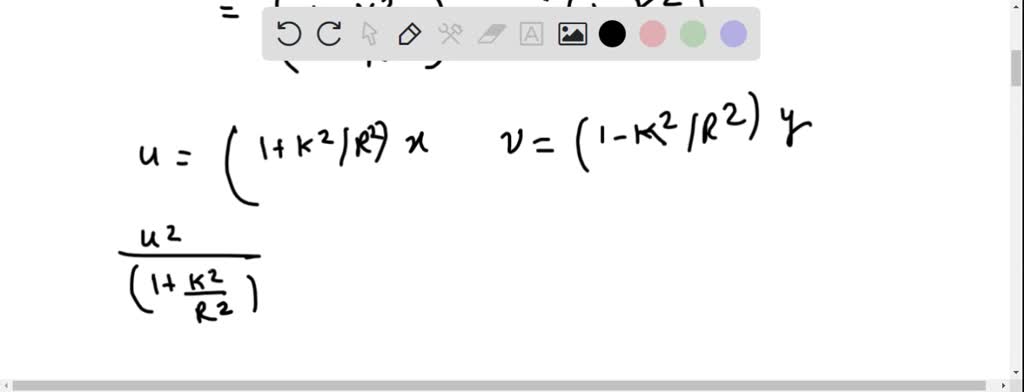 The Joukowski transformation is defined as follows: z=ζ+(c^2)/(ζ ...