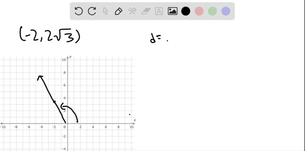 SOLVED:Locate each point in a coordinate system. Draw a ray from the ...