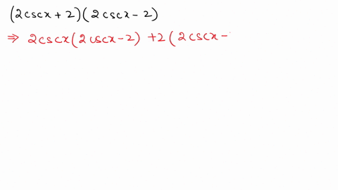 ⏩SOLVED:Multiplying Trigonometric Expressions Perform the… | Numerade