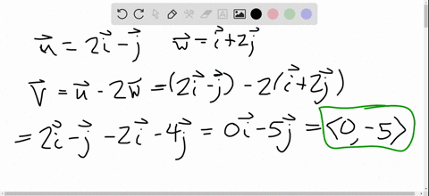 SOLVED:Vector Operations In Exercises 57-62 , find the component form of v and sketch the ...