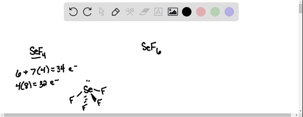 VIDEO solution:Draw Lewis structures for SeF4 and SeF6. Is the octet ...