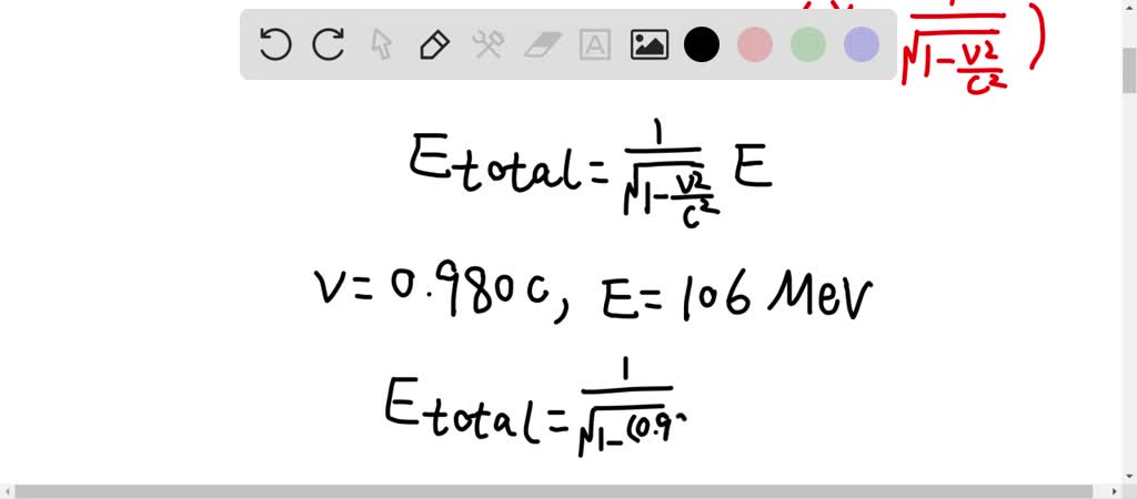 SOLVED:A muon with rest energy 106 MeV is created at an altitude of ...