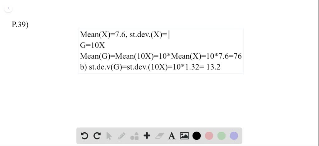 SOLVED:For all questions, show all work For the following data set ...
