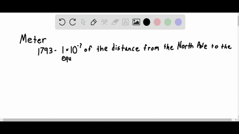 ⏩SOLVED:The meter was redefined as a reference to Earth, then to ...