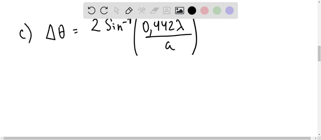 SOLVED:The full width at half-maximum (FWHM) of a central diffraction maximum is defined as the ...