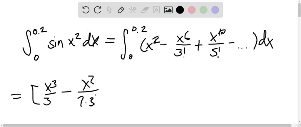 SOLVED:Use series to estimate the integrals' values with an error of magnitude less than 10^-5 ...