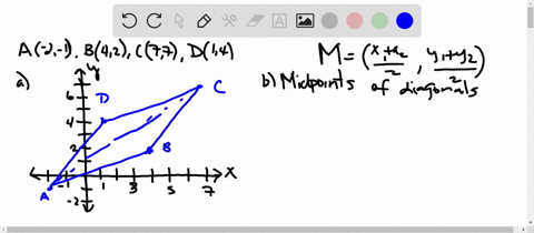 SOLVED: Distance and Midpoint Formulas In these exercises we use the ...