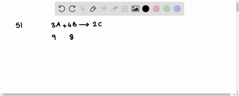 SOLVED:Consider the generic reaction between reactants A and B : 3 A+4 B 2 C If a reaction ...