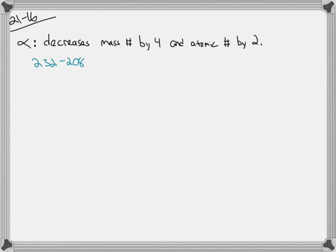 SOLVED:A radioactive decay series that begins with 9^23 Th ends with ...