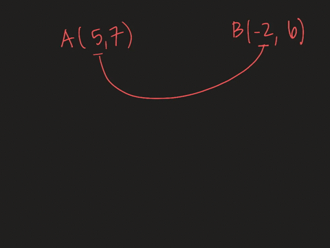SOLVED:Choose integer coordinates for any two points A and B on the ...