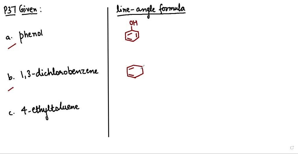 SOLVED:Draw the line-angle formula for each of the following compounds ...
