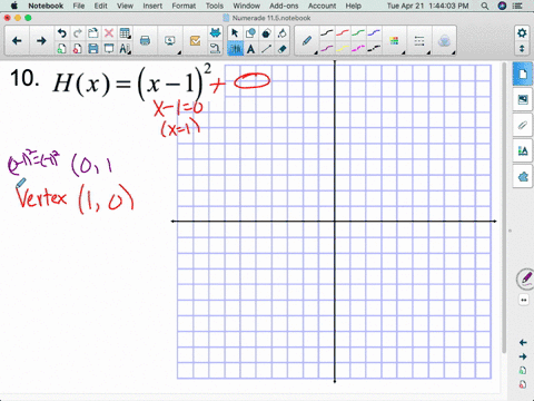 SOLVED:Sketch the graph of each quadratic function. Label the vertex, and sketch and label the ...