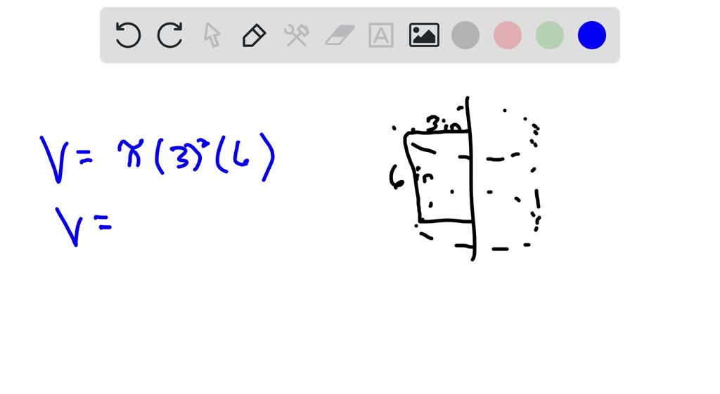 SOLVED: A rectangle has dimensions of 6 in. by 3 in. Find the exact ...