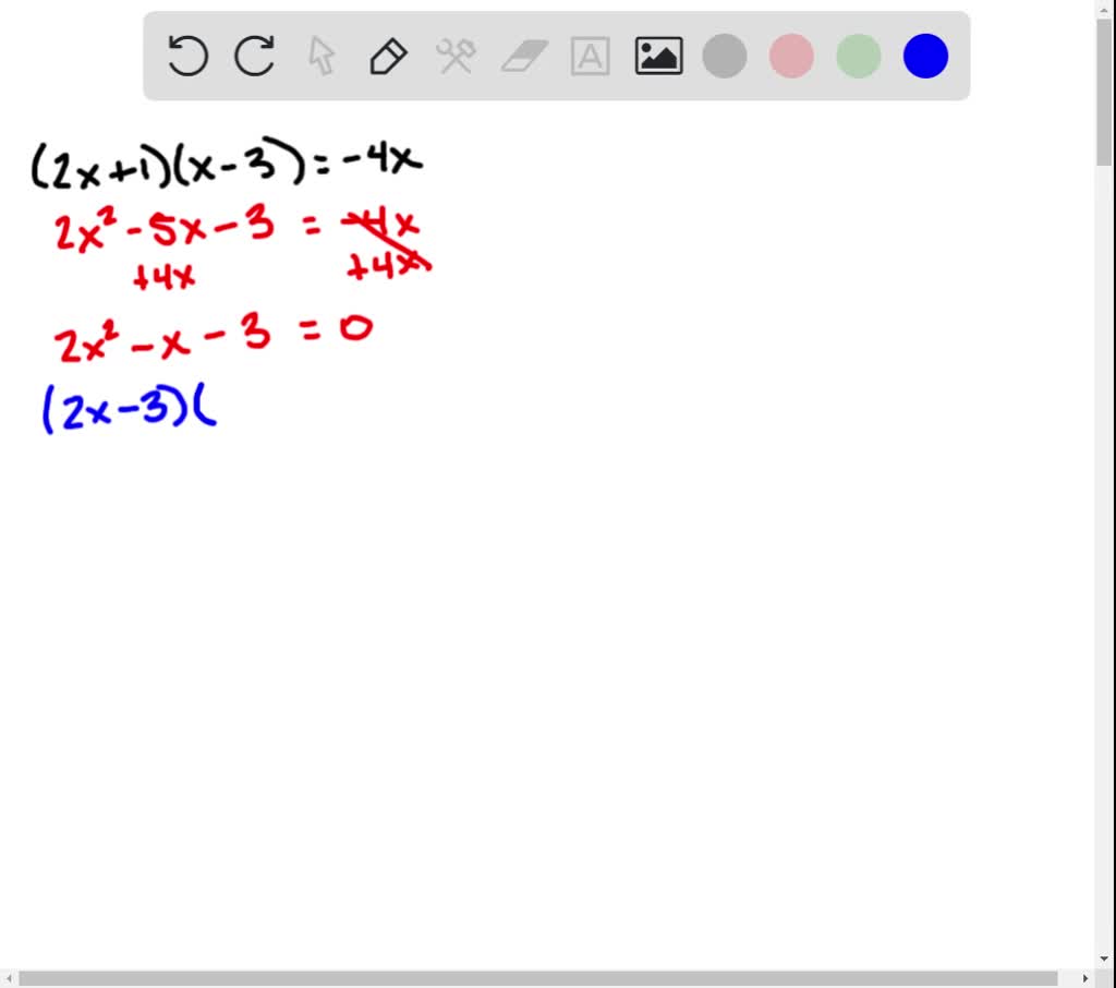SOLVED 6 x 3 3x 4 1 2