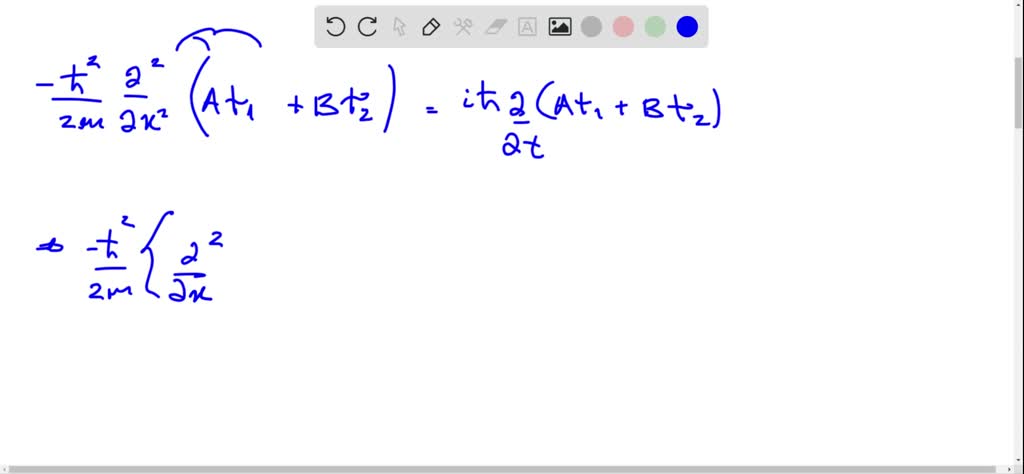 SOLVED:Show that when \Psi_{1}(x, t) and \Psi_{2}(x, t) are solutions ...