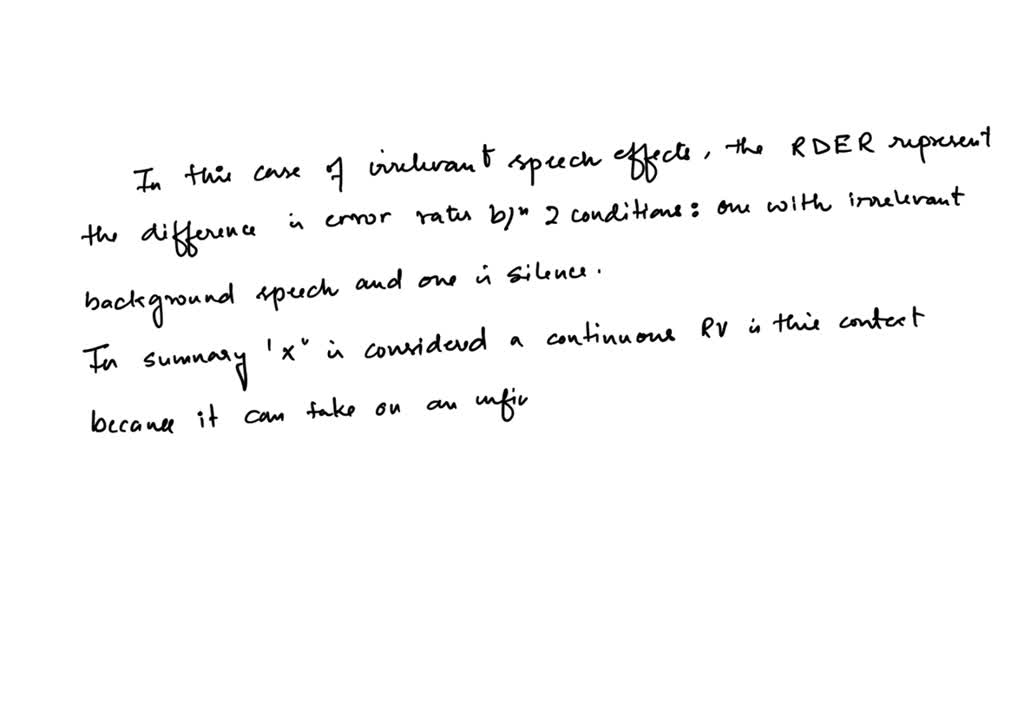 SOLVED:Irrelevant speech effects. Refer to the Acoustical Science ...