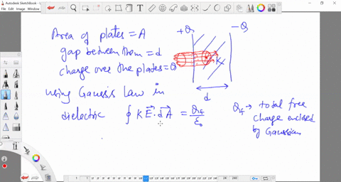 SOLVED:a. A parallel-plate capacitor has charge per unit area \pm ...