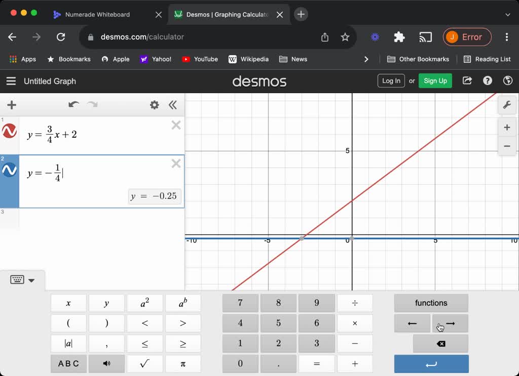 SOLVED:Solve by graphing.
