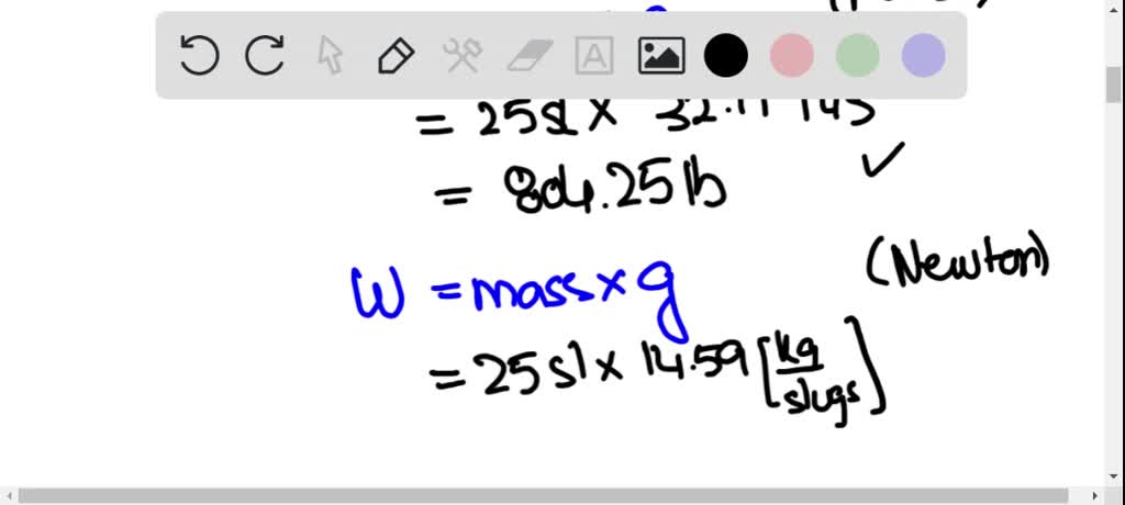 SOLVED:A tank of oil has a mass of 25 slugs. (a) Determine its weight ...