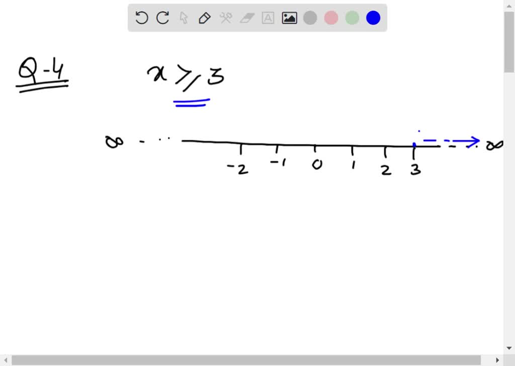 SOLVED:Express the given inequality in interval notation and sketch a ...