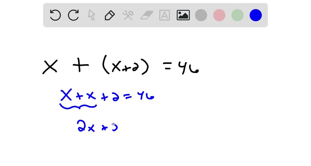 SOLVED: Suma de dos números enteros pares consecutivos es 46 Cuáles son ...