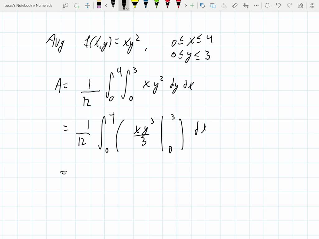 SOLVED:The function f(x, y)=a x+b y has an average value of 20 on the ...
