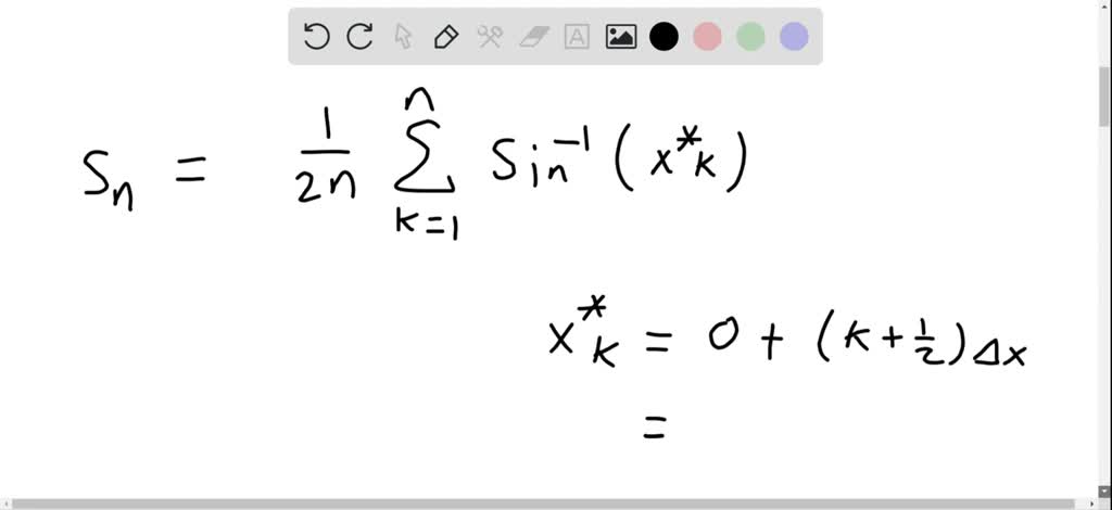 SOLVED:Consider the following definite integrals. a. Write the midpoint ...