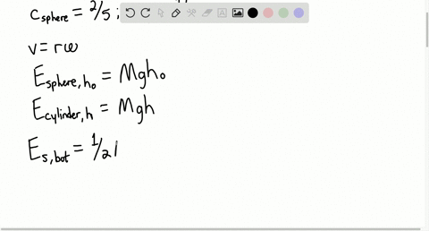 SOLVED:A solid sphere of radius R and mass M is placed at a height h0 ...
