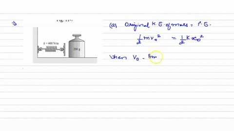 ⏩SOLVED:Suppose that, in Fig. 11-7, the 200-g mass initially moves ...