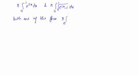 SOLVED:For each pair of definite integrals , decide which, if either, is larger, without ...
