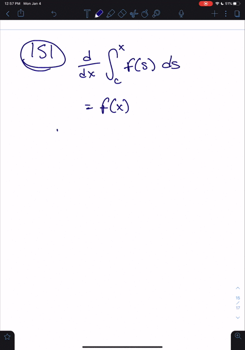 SOLVED: In the following exercises, use the Fundamental Theorem of Calculus, Part 1, to find ...