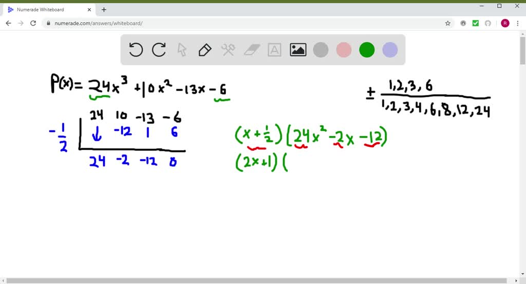 SOLVED:Rational Zeros Find all rational zeros of the polynomial, and ... SOLVED:Rational Zeros Find all rational zeros of the polynomial, and ...