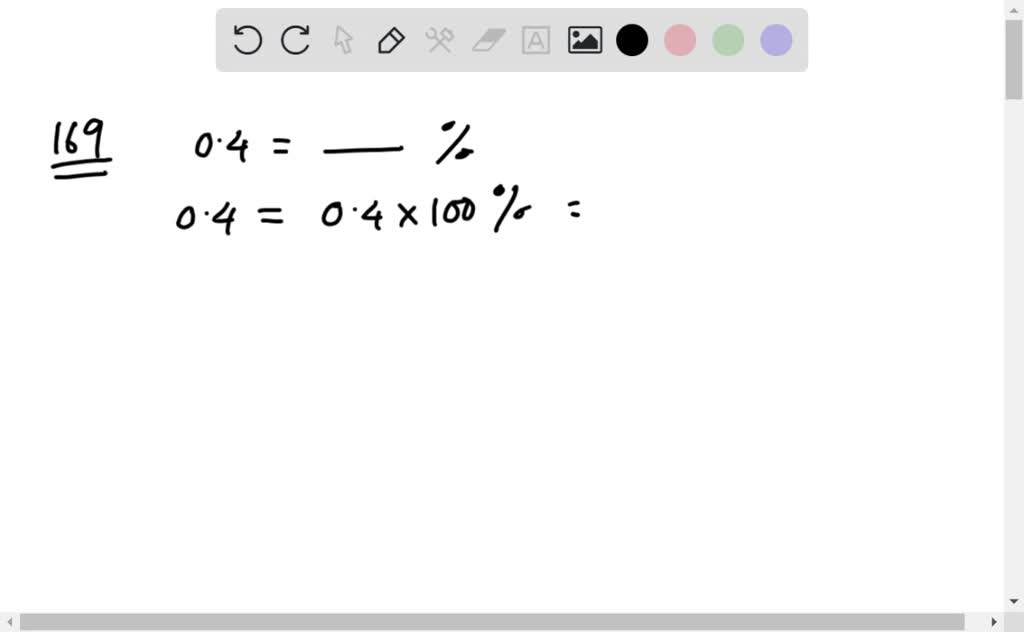 SOLVED Find Percent Notation 0 4