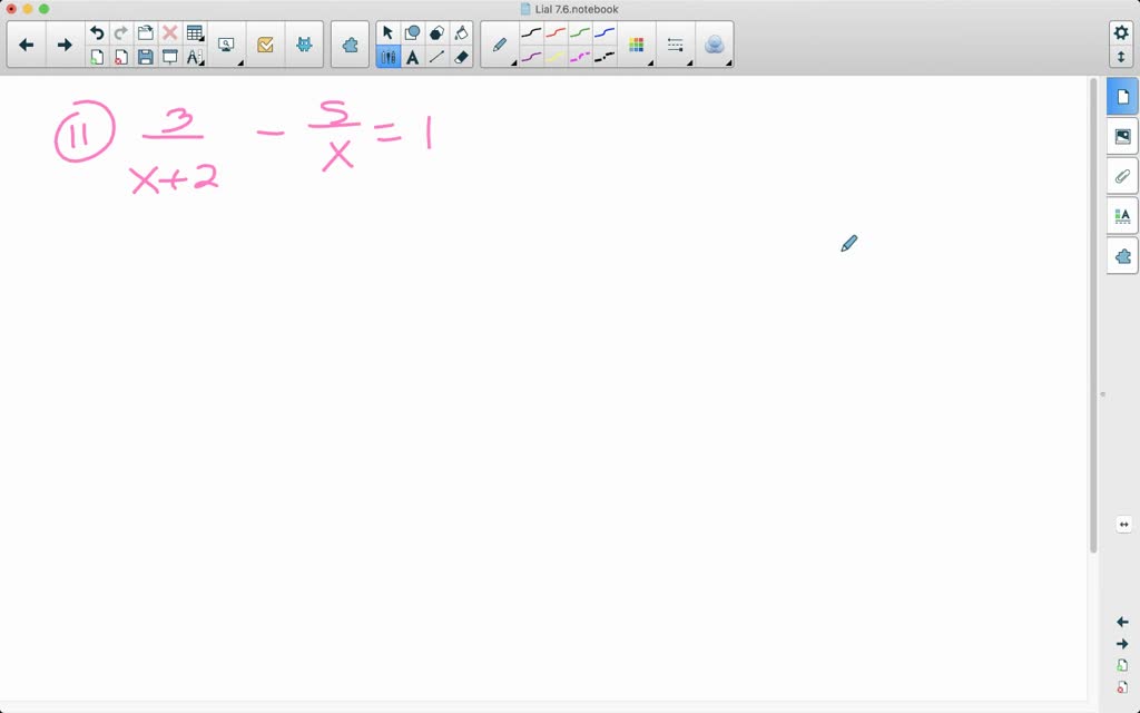 SOLVED:When solving an equation with variables in denominators, we must ...