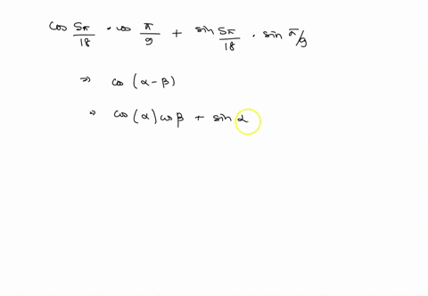 ⏩SOLVED:Use the formula for the cosine of the difference of two… | Numerade