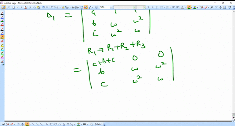 SOLVED:Let ωbe a cube root of unity and let a, b, c be real. Determine ...
