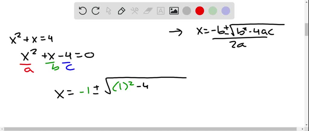 SOLVED:For the following exercises, solve the quadratic equation by ...