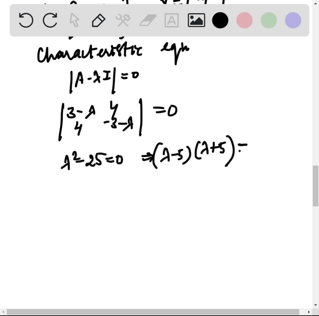 Show that the eigenvalues of a matrix are unaltered if the matrix is transformed by a similarity ...