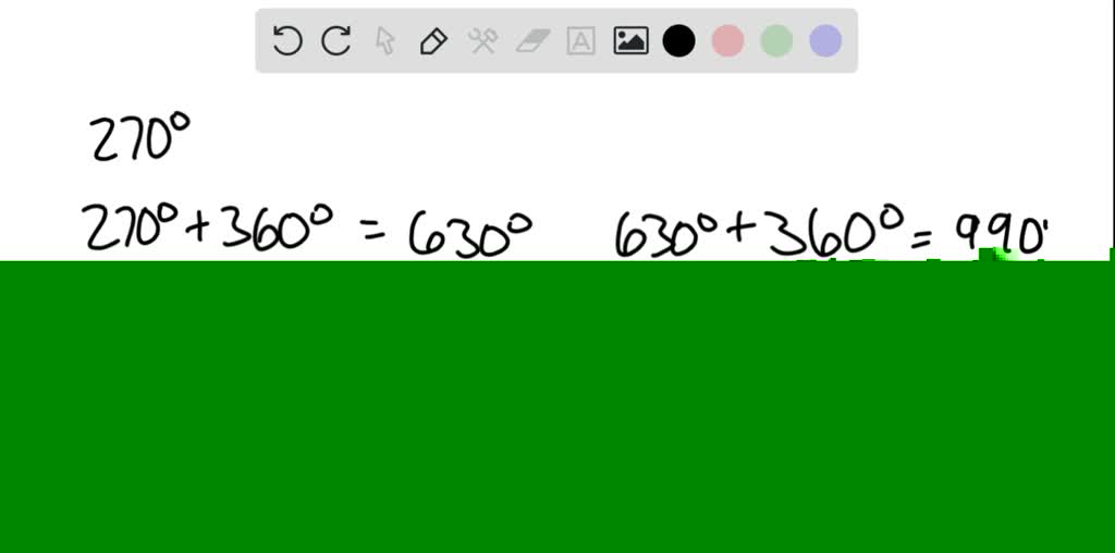 SOLVED:Give two positive and two negative angles that are coterminal ...