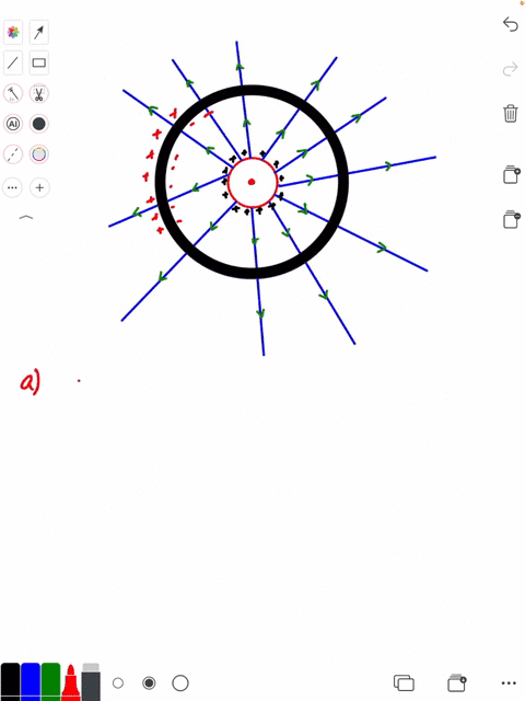 SOLVED:A solid conducting sphere is surrounded by a thick, spherical ...